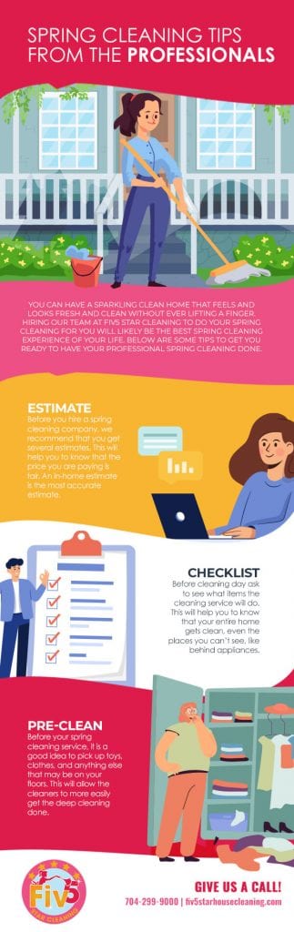 Spring Cleaning Tips from the Professionals [infographic] | Fiv5 Star ...